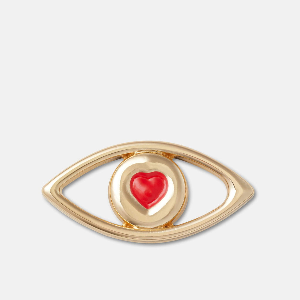 Jibbitz Badge - Heart Eye