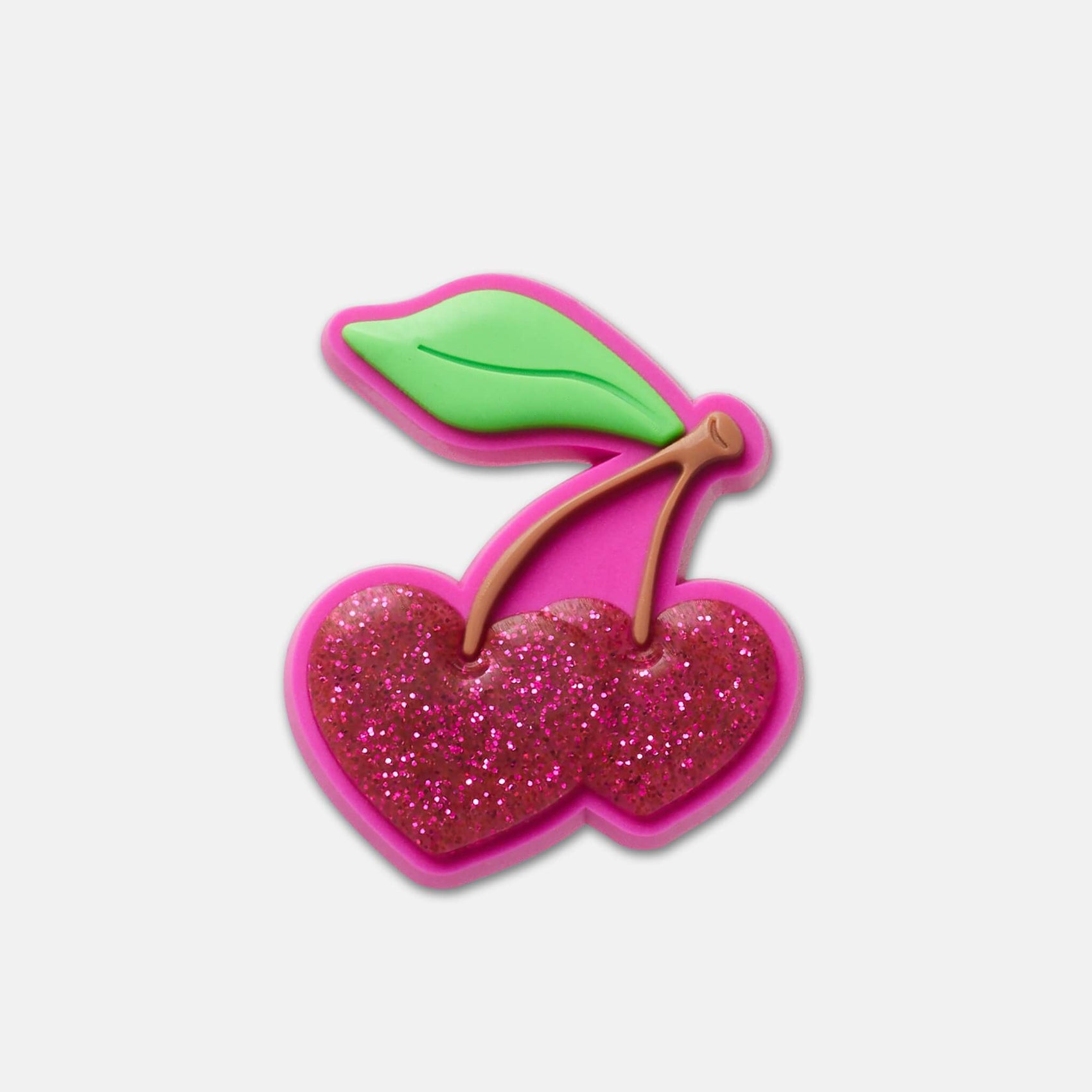Jibbitz Badge - Heart Cherries